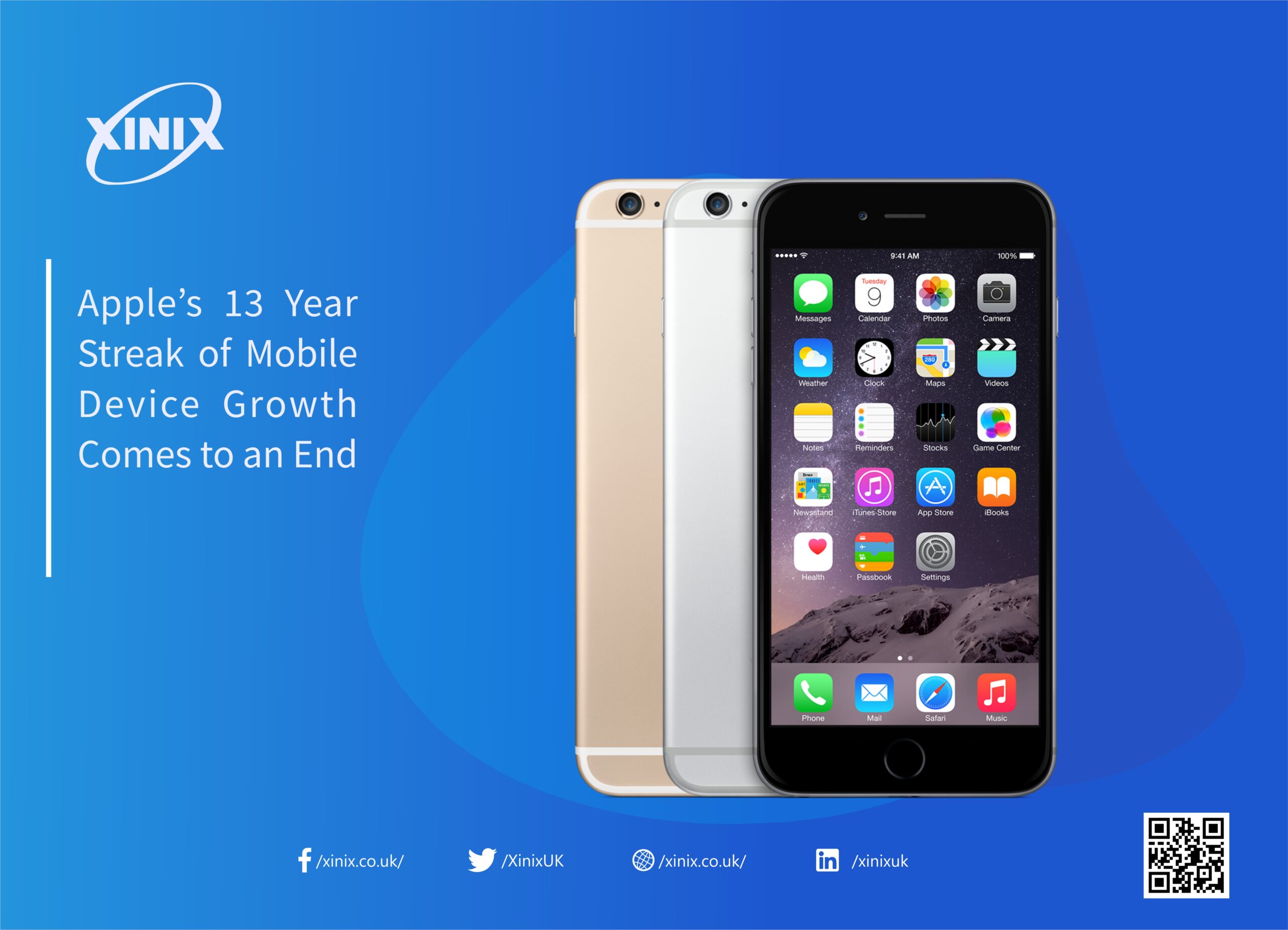 Apple’s 13 Year Streak of Mobile Device Growth Comes to an End - XINIX